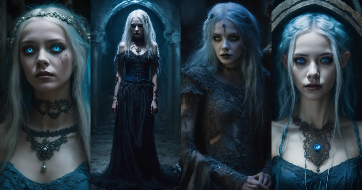 Lexica - Body portrait, twelve year old childish female goth ...