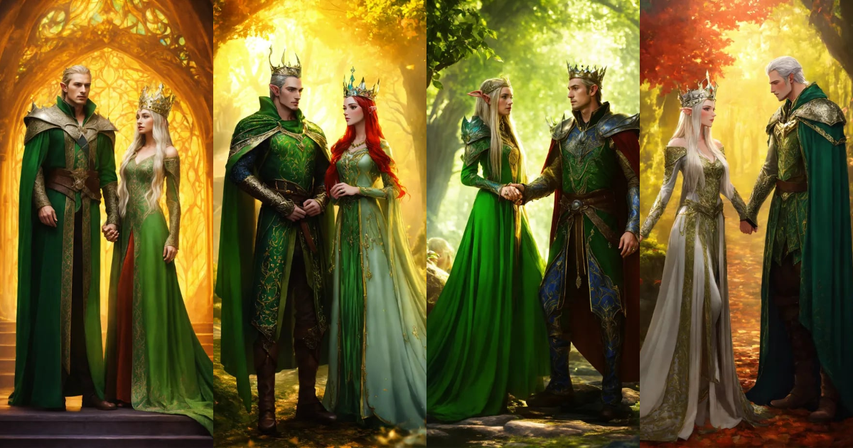 Lexica - Elven King and Queen, Magical kingdom