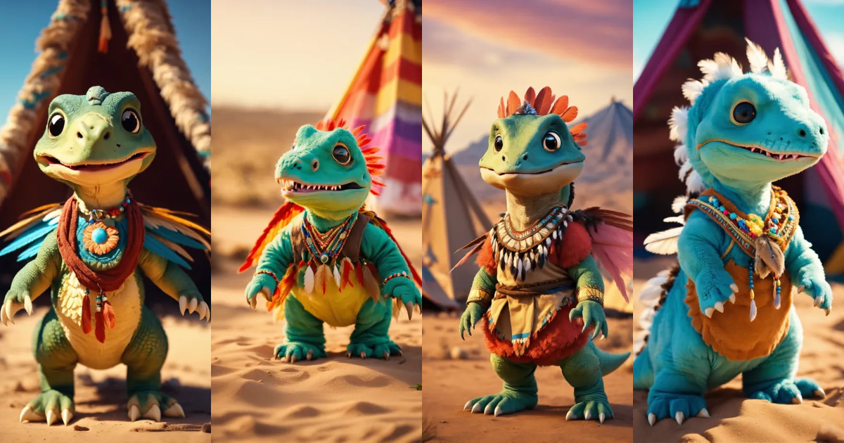 Lexica - An adorable and fluffy baby dinosaur with big color eyes and ...