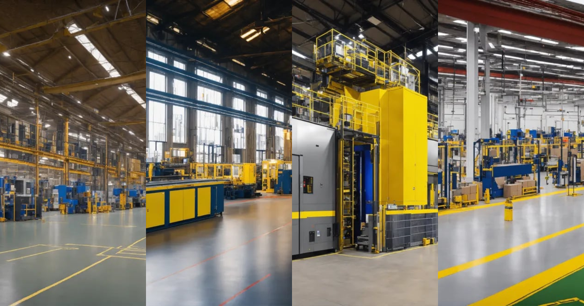 Lexica - Uk manufacturing, High tech Wearhouse, factory wide shot ...