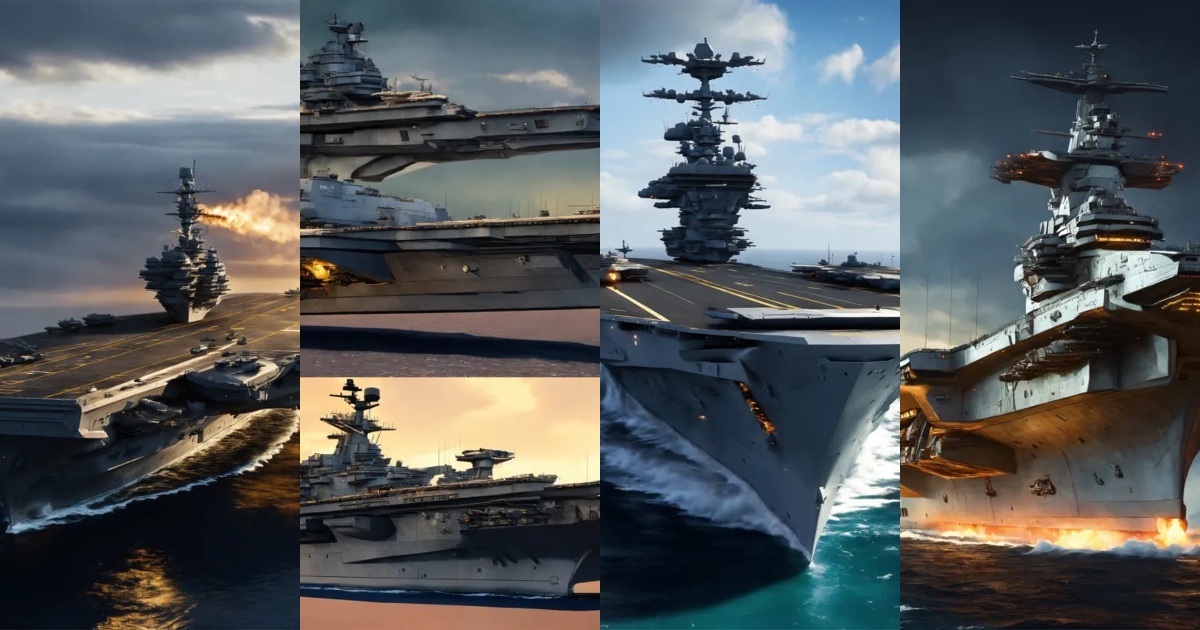 Lexica - Super advanced hyper futuristic aircraft carrier, loaded with ...