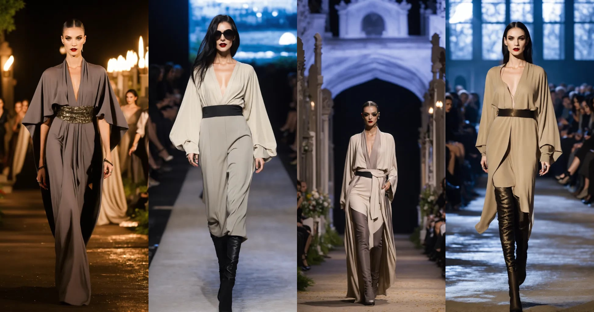 Lexica - Lothlorien androgynous vampires walking runway during vamp ...