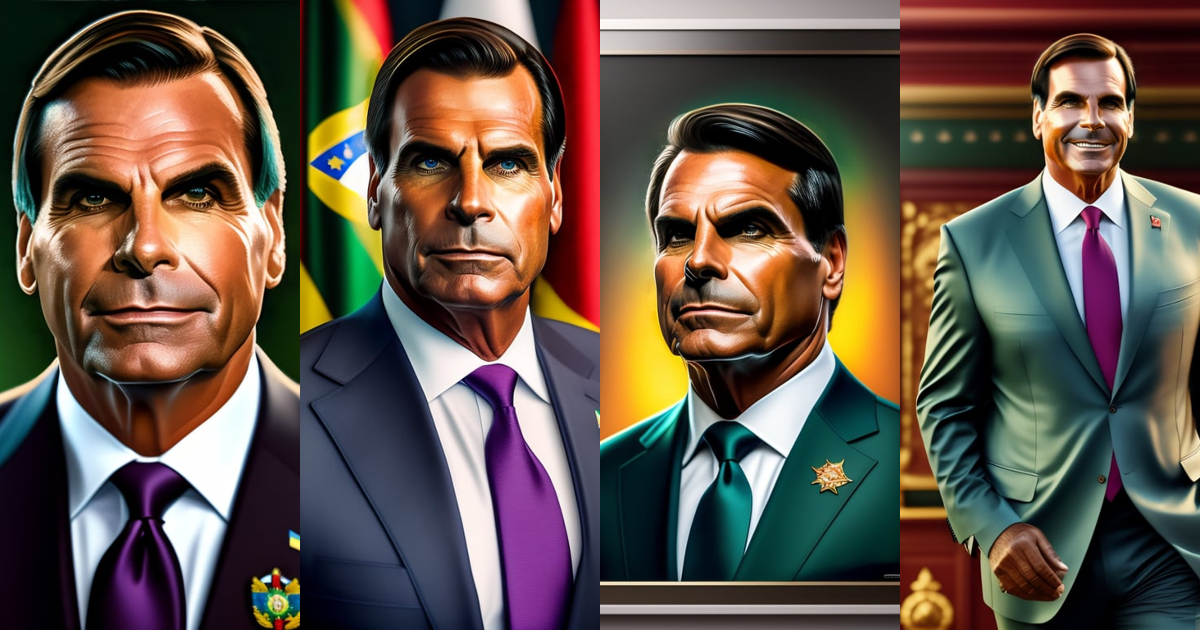 Lexica - A full-body portrait of Brazilian President Jair Bolsonaro ...