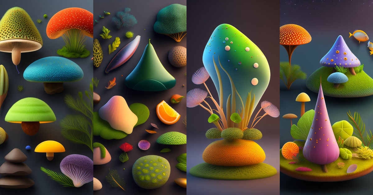 Lexica - Eukarya, representation of protists, fungi, plants and animals ...