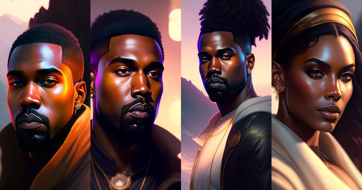 Lexica - Highly detailed portrait kanye west gta v stephen bliss unreal ...