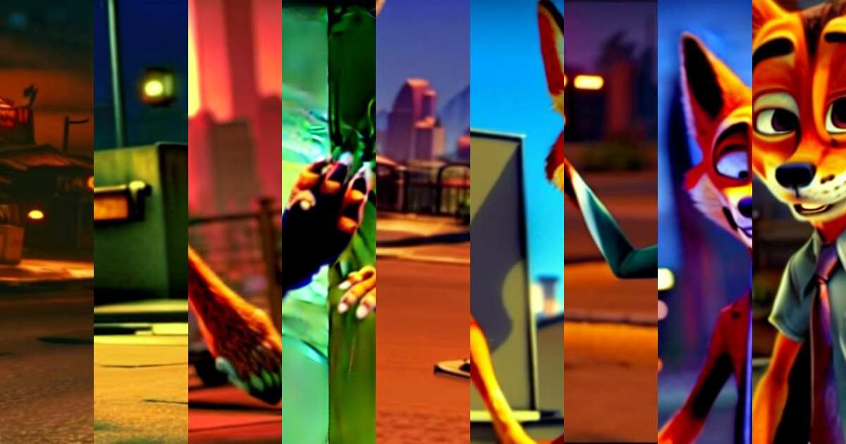 Lexica - Nick wilde as max payne 3 set in neo - noir zootopia