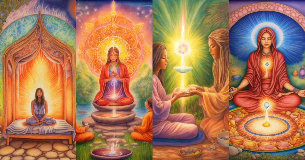 Lexica - Colored pencil drawing of spiritual cleansing treatment ...