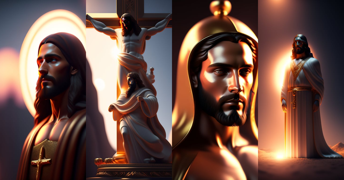 Lexica - Jesus, cristo, jesuscristo, yahve, DIOS, espiritu santo, dramatic lighting, elegant ...