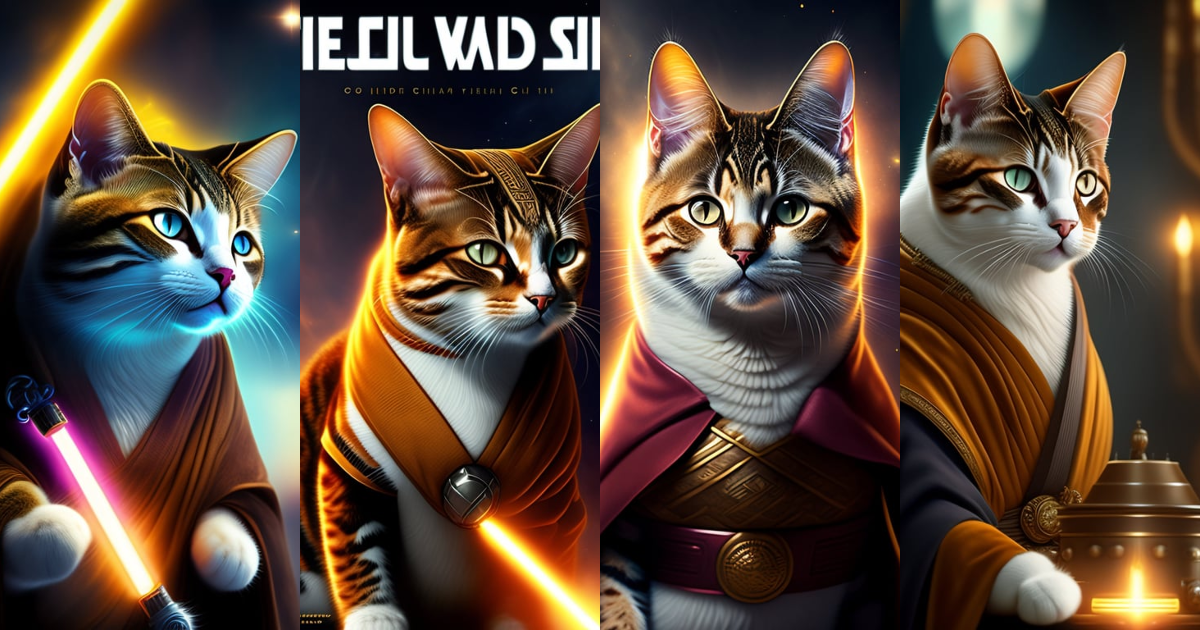 Lexica - The Jedi cat sci-fi