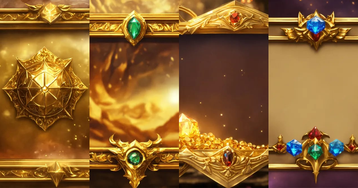 Lexica - Frame, RPG template, fantasy, magic, gold, dungeons and ...