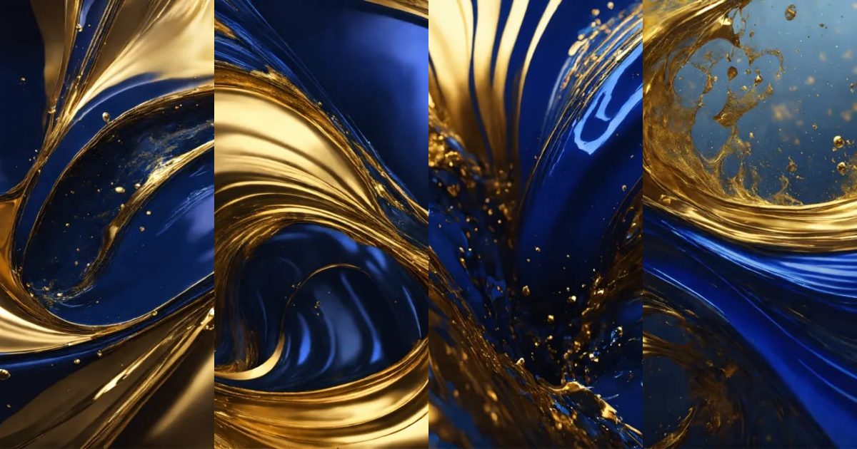 Lexica - Luxury water fusion of dark blue splashes abstract art, add ...