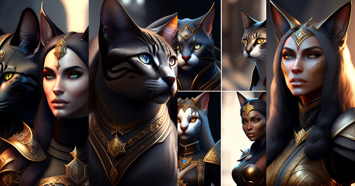 Lexica - Race of cats in the fantasy world of dnd Conceptual art ...