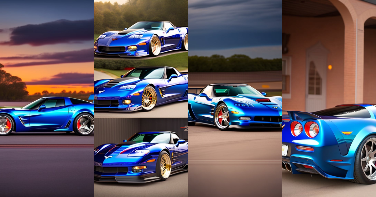 Lexica - 2004 corvette Z06, c5r, wide body, electron blu, racing