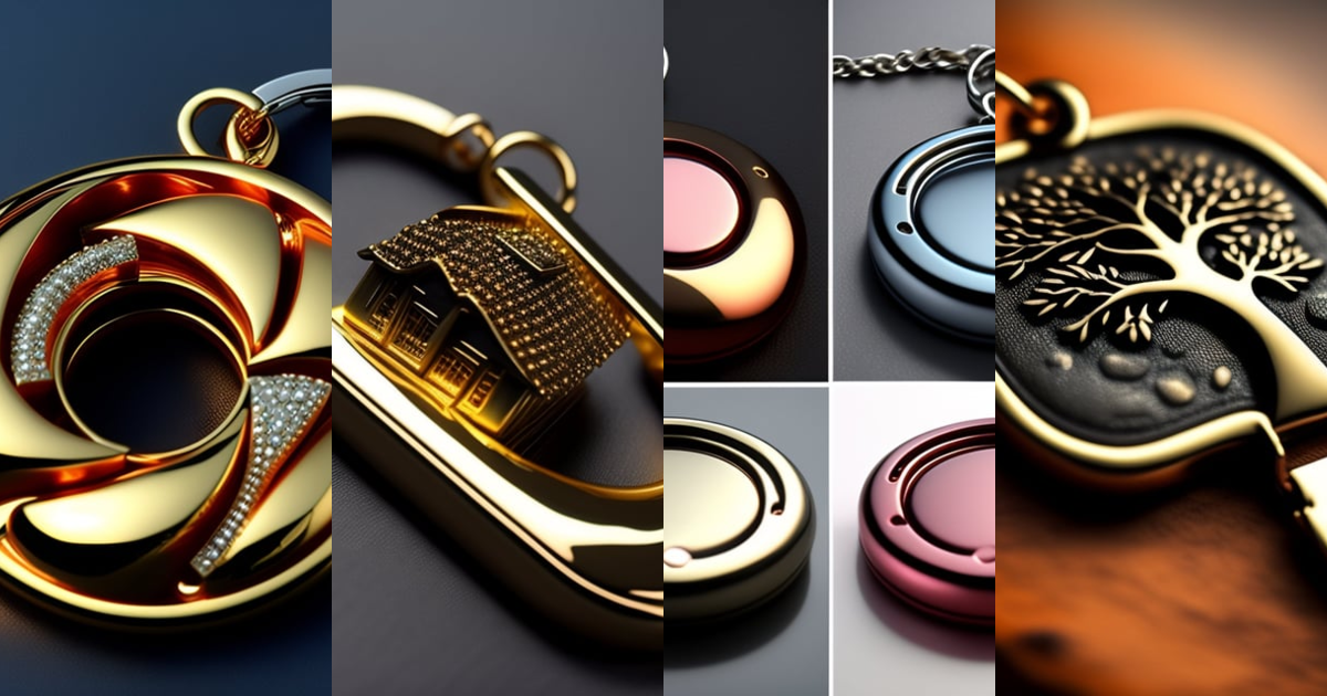 Lexica - Keychain project, metal, modern, looks expensive, detailed ...