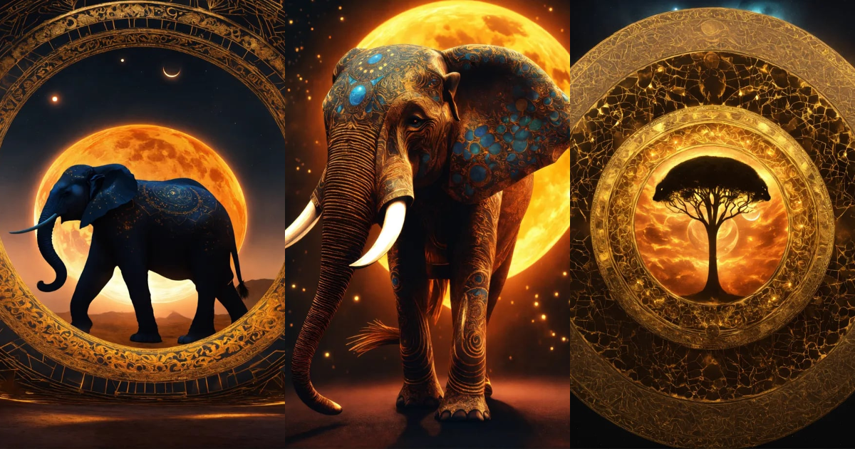 Lexica - The Eclipse Elephlynx's patterns resemble a solar eclipse ...