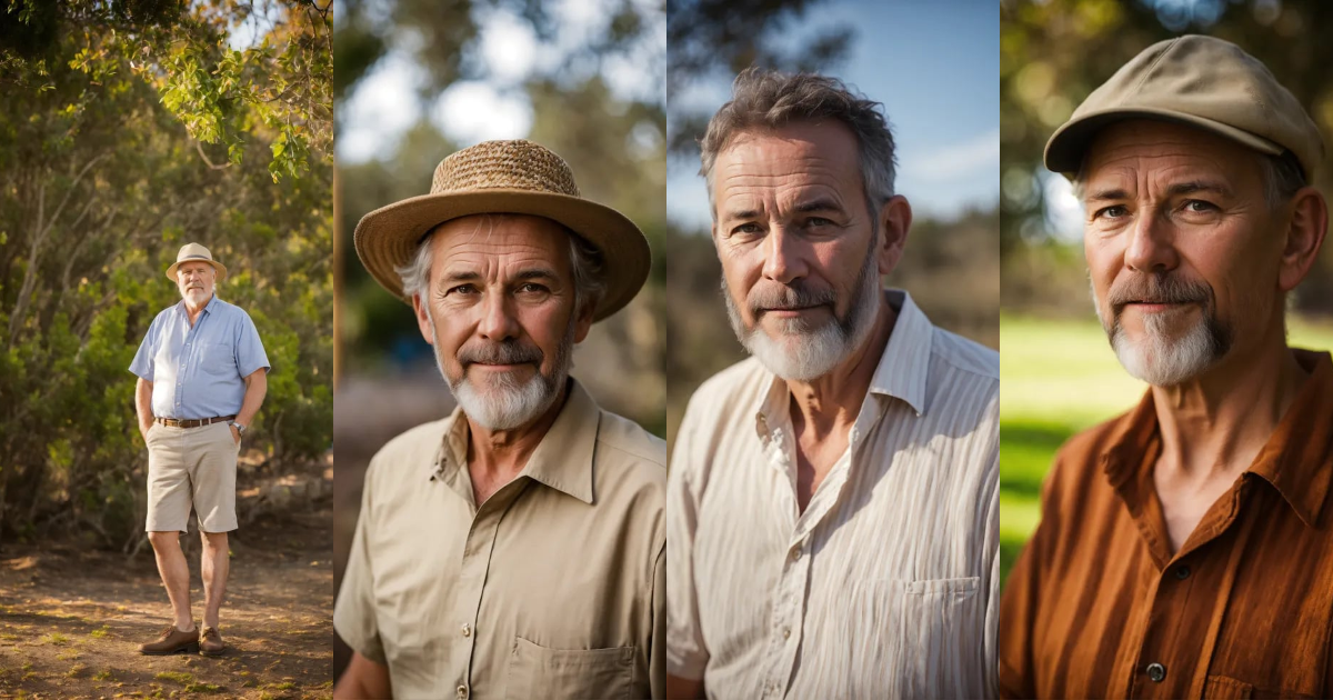 Lexica - Outdoor portrait of a 50-year-old white average middle-income ...