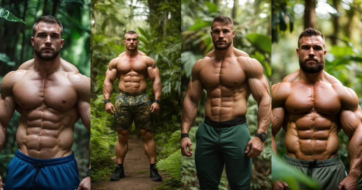 Lexica - 30-year-old man with big muscles, big bodybuilder, Russian ...