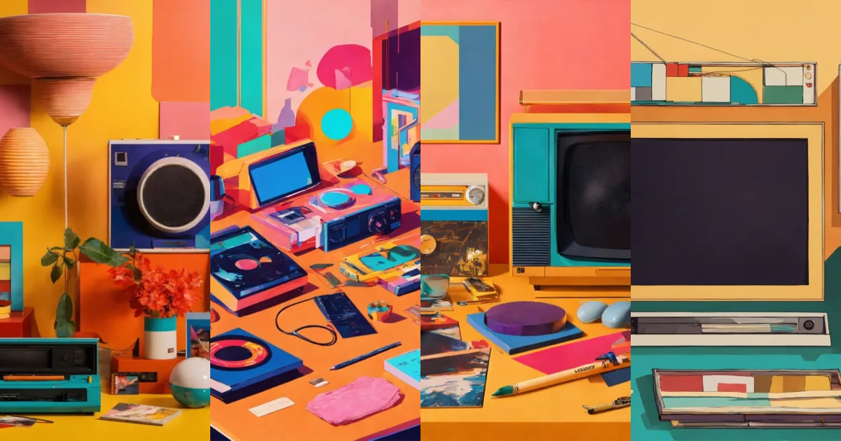 Lexica - A collection of objects and iconic things from the 1980s laid ...