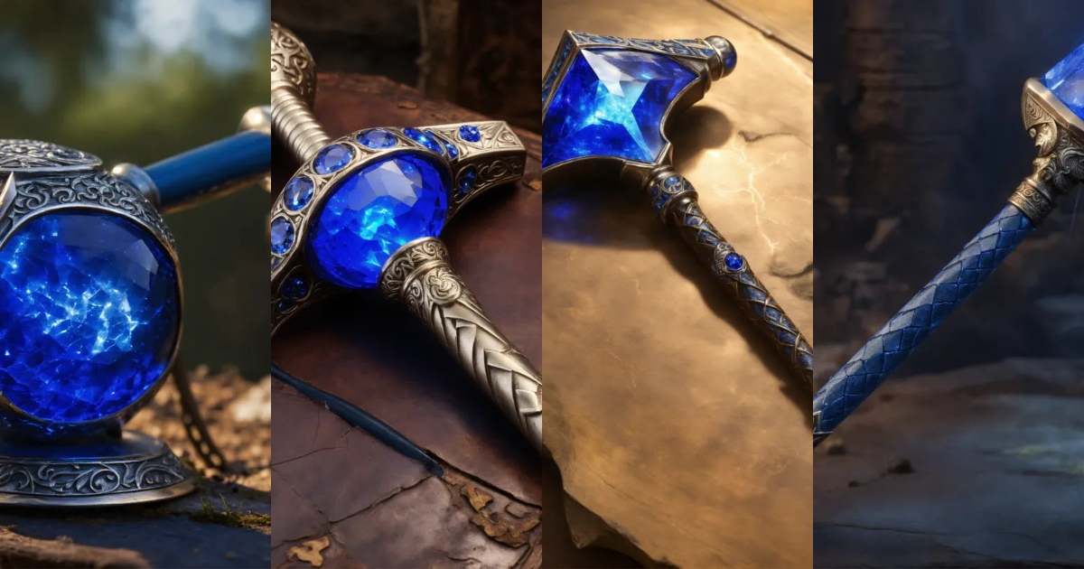 Lexica - Great hammer. Lightning. Weapon. D&D. Large, anvil-sized ...