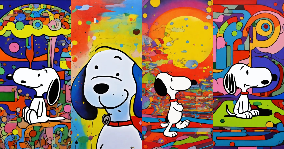 Lexica - Snoopy with acid tab on tongue , abstract, mind-bending ...