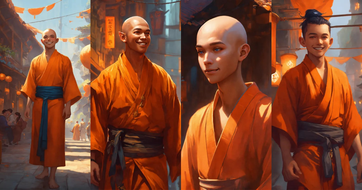 Lexica - Detailed skinny male halfling, grinning with playful ...