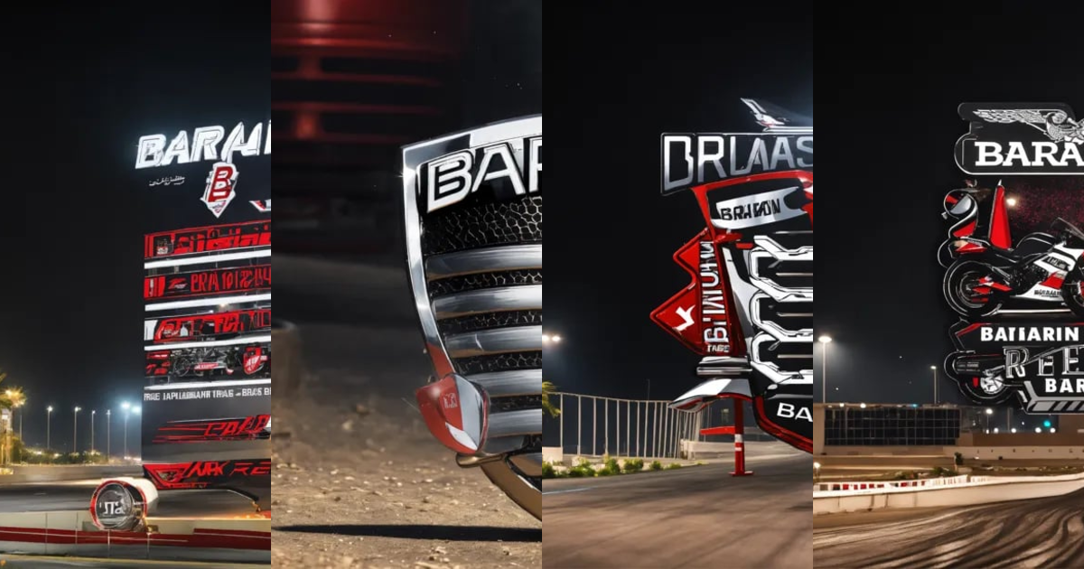 Lexica - Bahrain red and white vector clean modern bike drag race bike ...