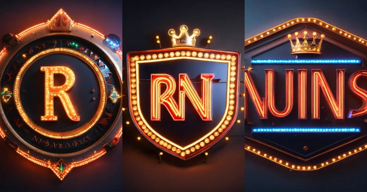Lexica - Photo realistic RN letter in the middle, perfect round ...