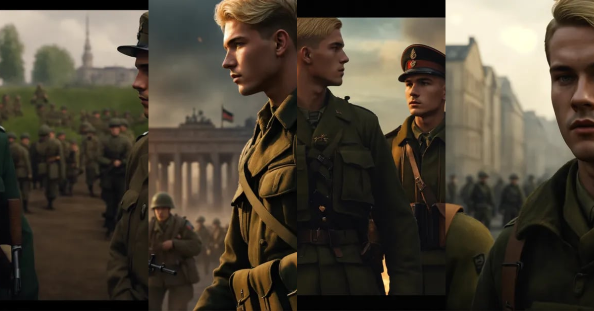 Lexica - A cinematic wallpaper of a stare-down between two soldiers and ...