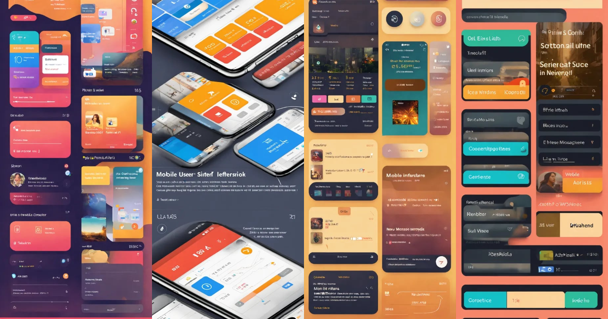 Lexica - Mobile user interface