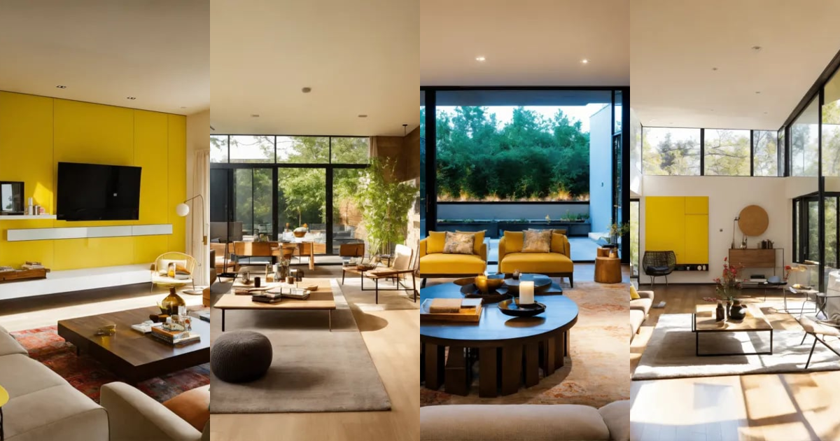 Lexica - Clean and sunshine modern home living room