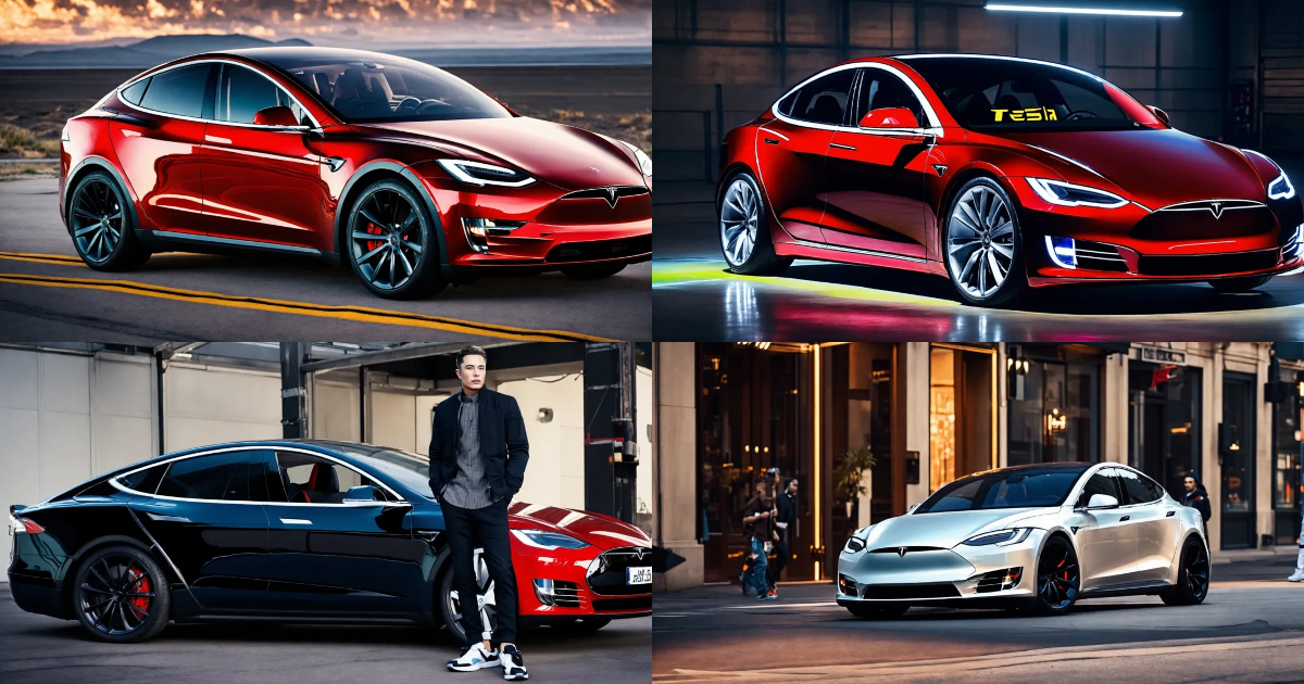 Lexica - Tesla for men, sneakers, fashion models streetwear