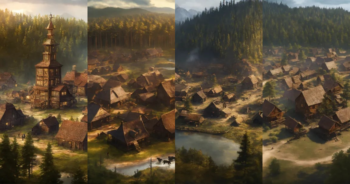 Lexica - City Map of Colonial frontier settlement surrounded by pine ...