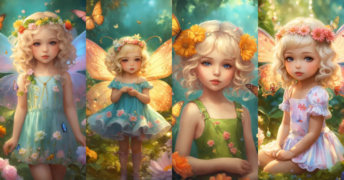Lexica - Portrait and shot full body of a very cute glad fairy chibi ...