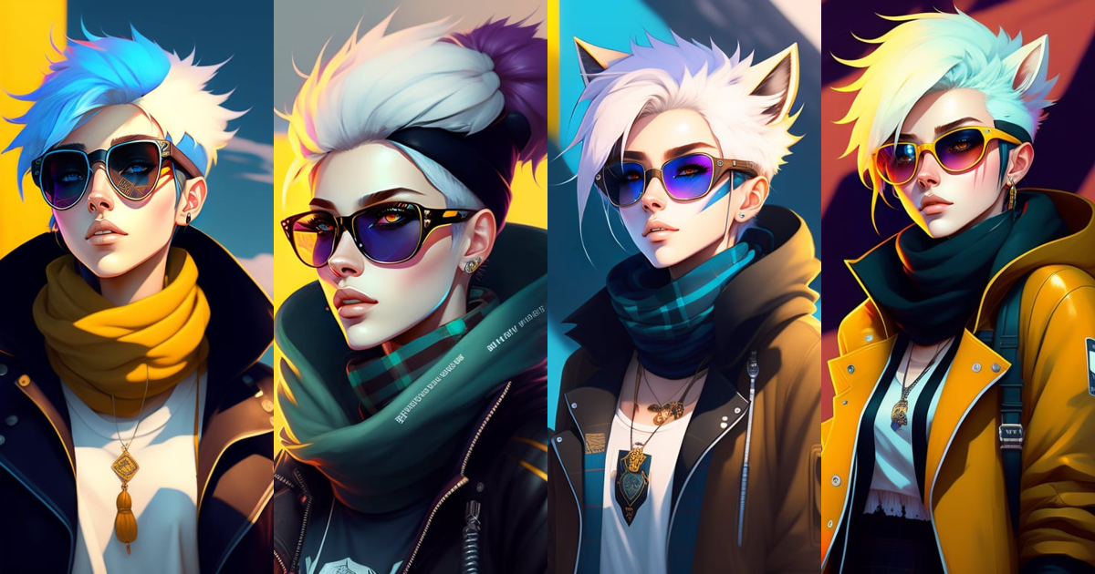 Lexica - Highly detailed portrait of a sewer emo punk anthropomorphic ...