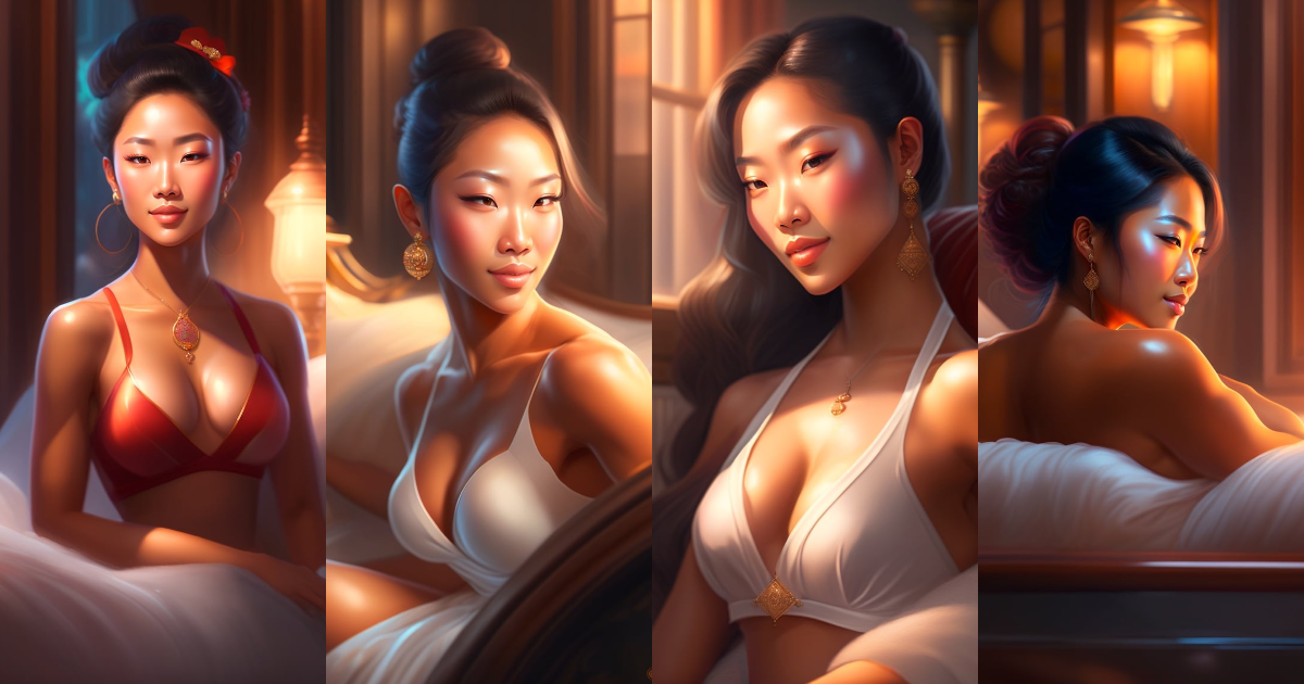 Lexica - Stunning woman, Asian physique, cinnamon color skin, social media influencer, highly ...