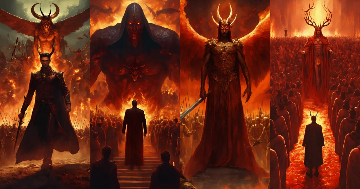 Lexica - Lucifer, blind humans commanding an army of entranced humans ...