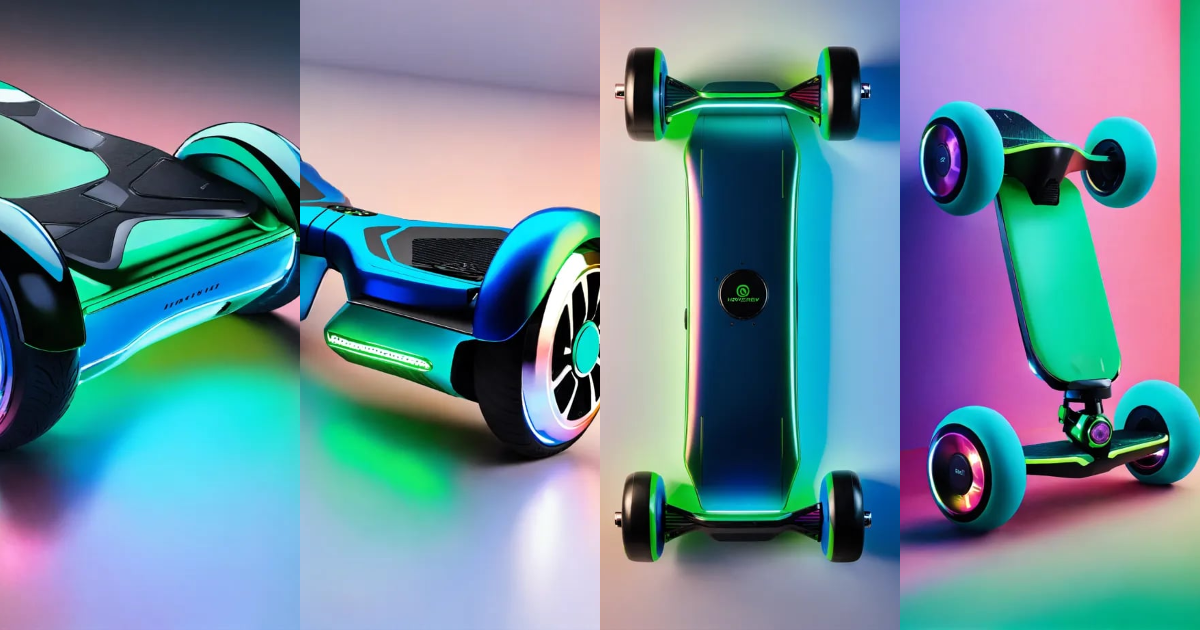 Lexica - Hoverboard on plain background. the hoverboard need to ...