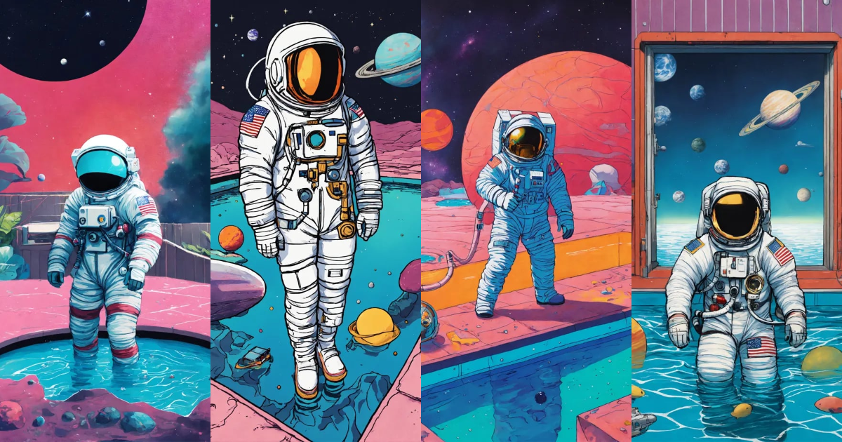 Lexica - Graffiti-inspired album cover, music about space exploration ...