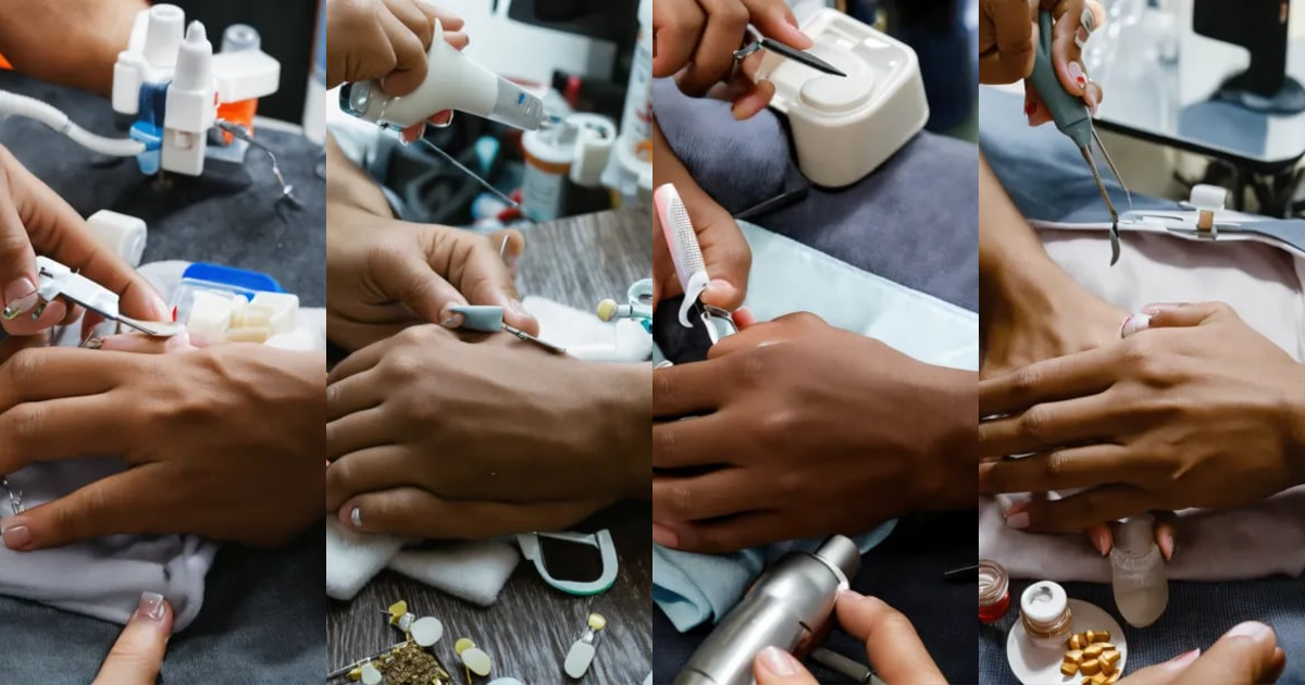 Lexica - Man getting his normal nails clipped