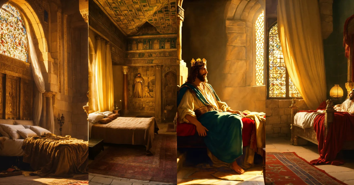 Lexica - King David Wake up From his bed at the palace Jerusalem