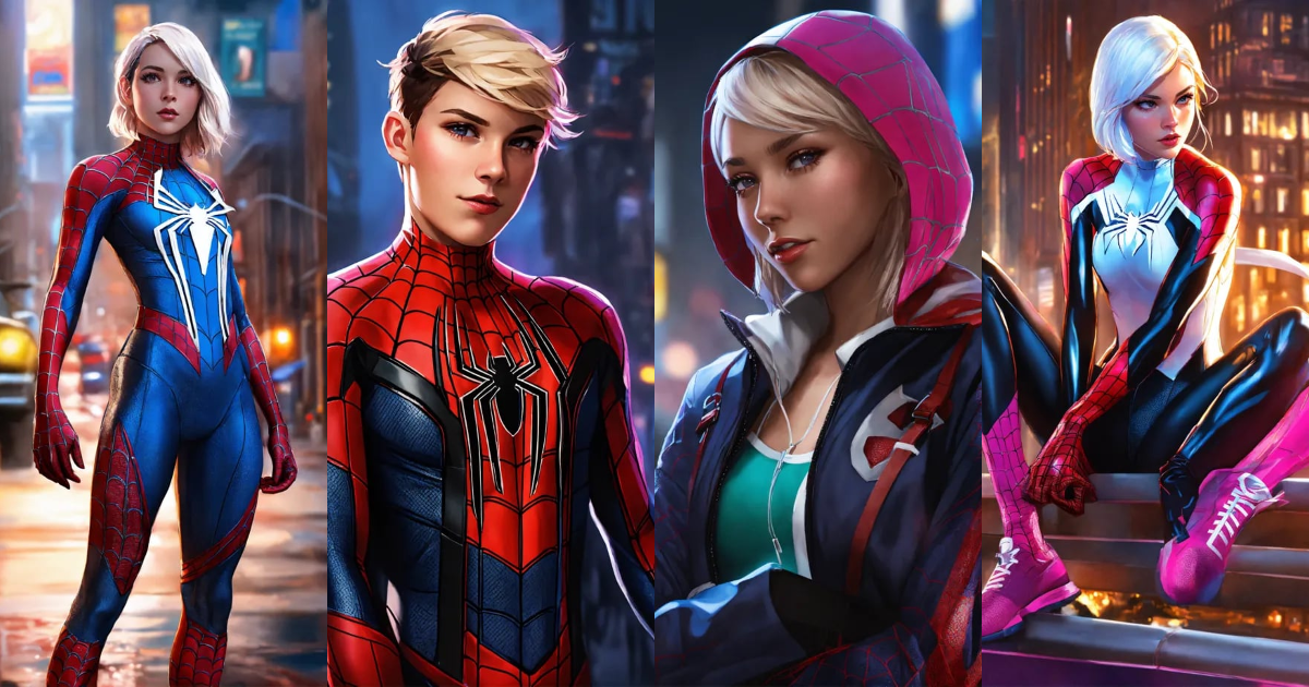 Lexica - Full body portrait, {{{Movie}}} {{{Spider-Man Across the ...