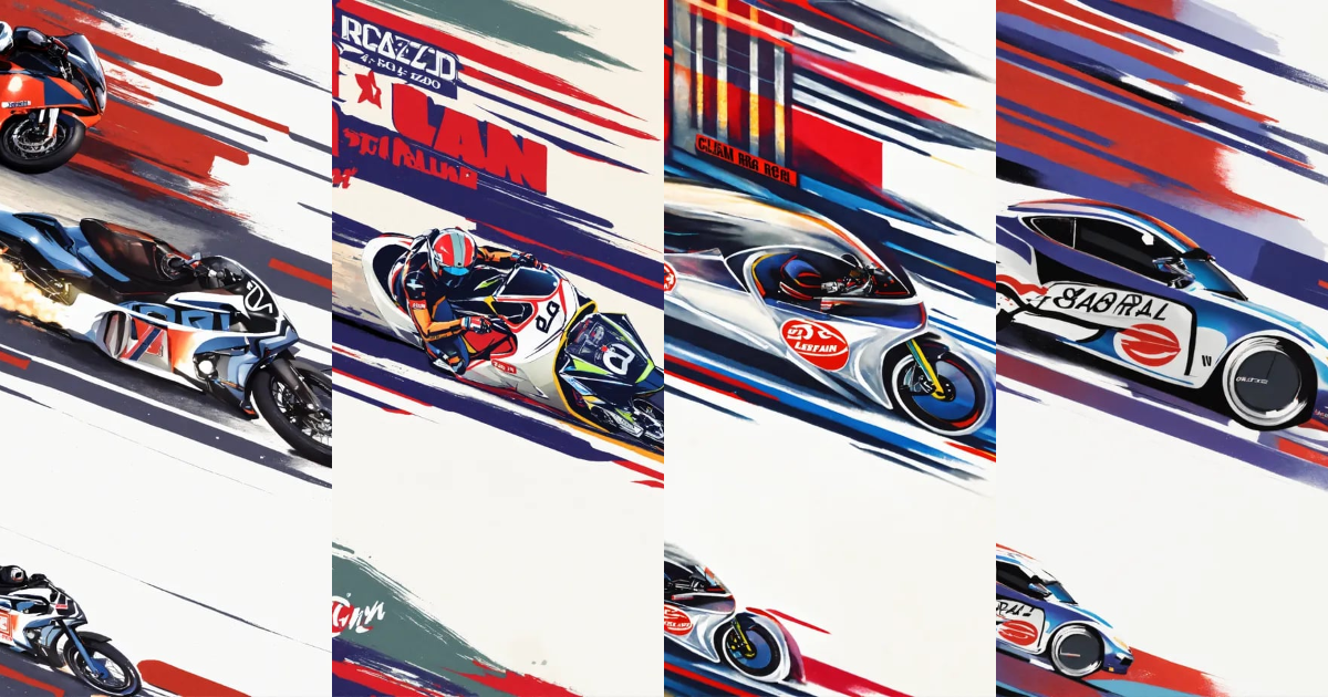 Lexica - Clean modern bike drag race bike badge stickers