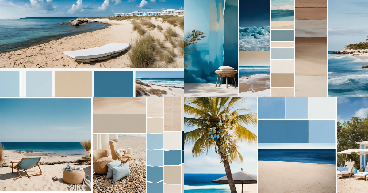 Lexica - HYPER-Realistic paint color palette MOODBOARD WITH varying ...
