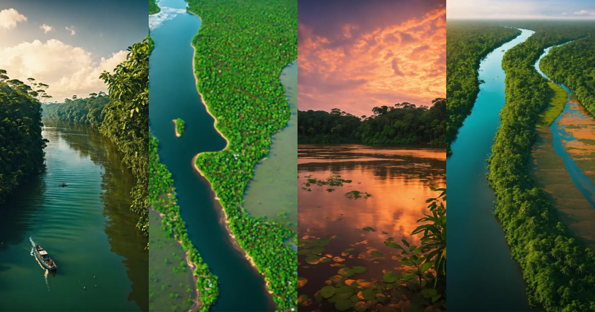 Lexica - Amazon river, 8k,